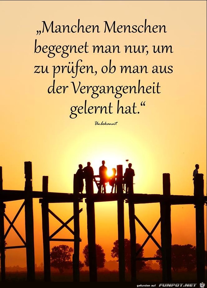 herziger Spruch 'Manchen Menschen'